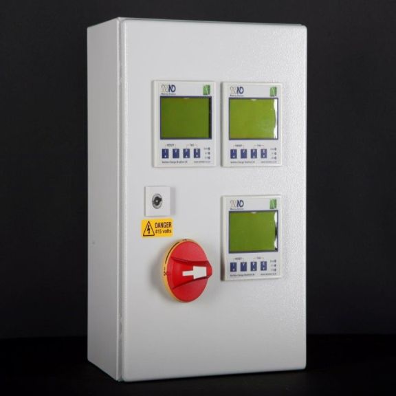 Standard Pre-wired panel for meters of either 72x72mm or 96x96mm